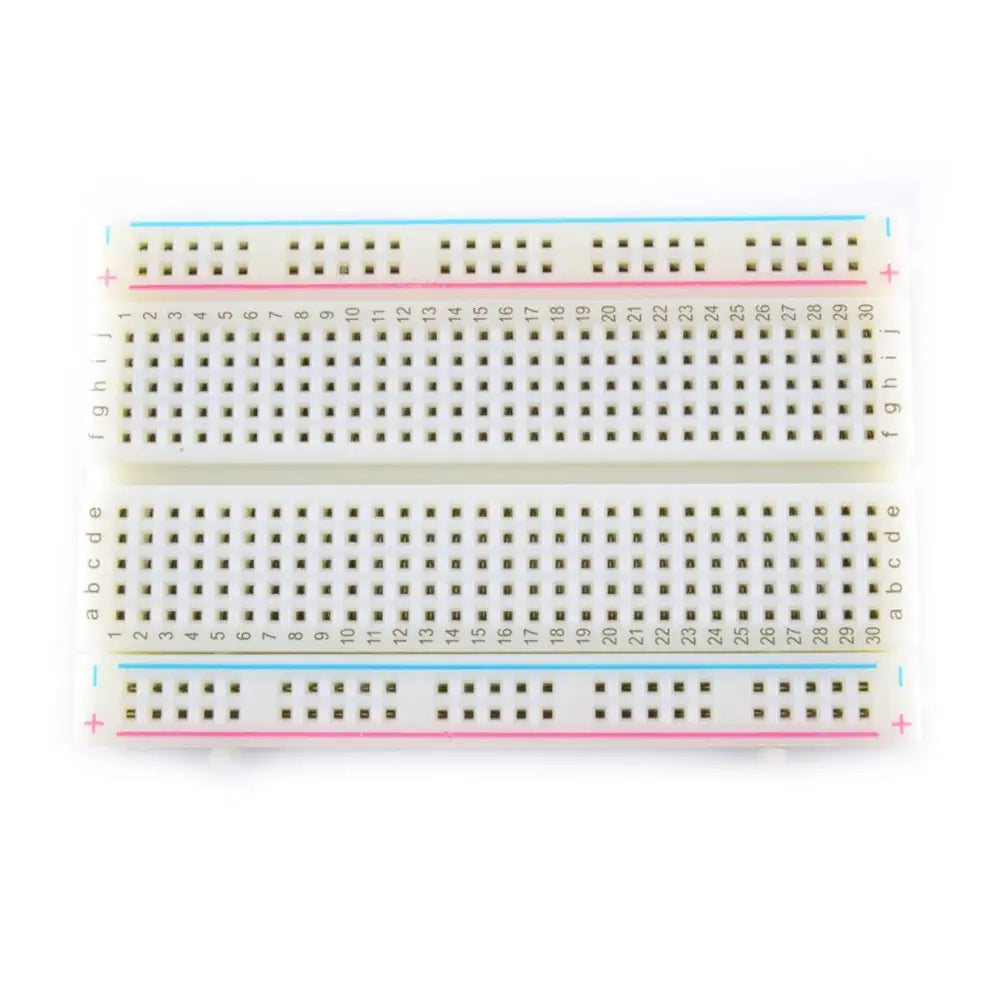 400 Tie Point Interlocking Solderless Breadboard - RobotShop