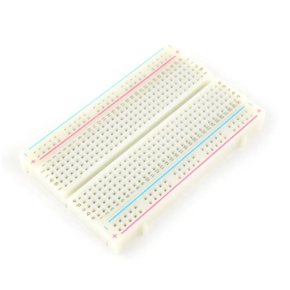 400 Tie Point Interlocking Solderless Breadboard - RobotShop