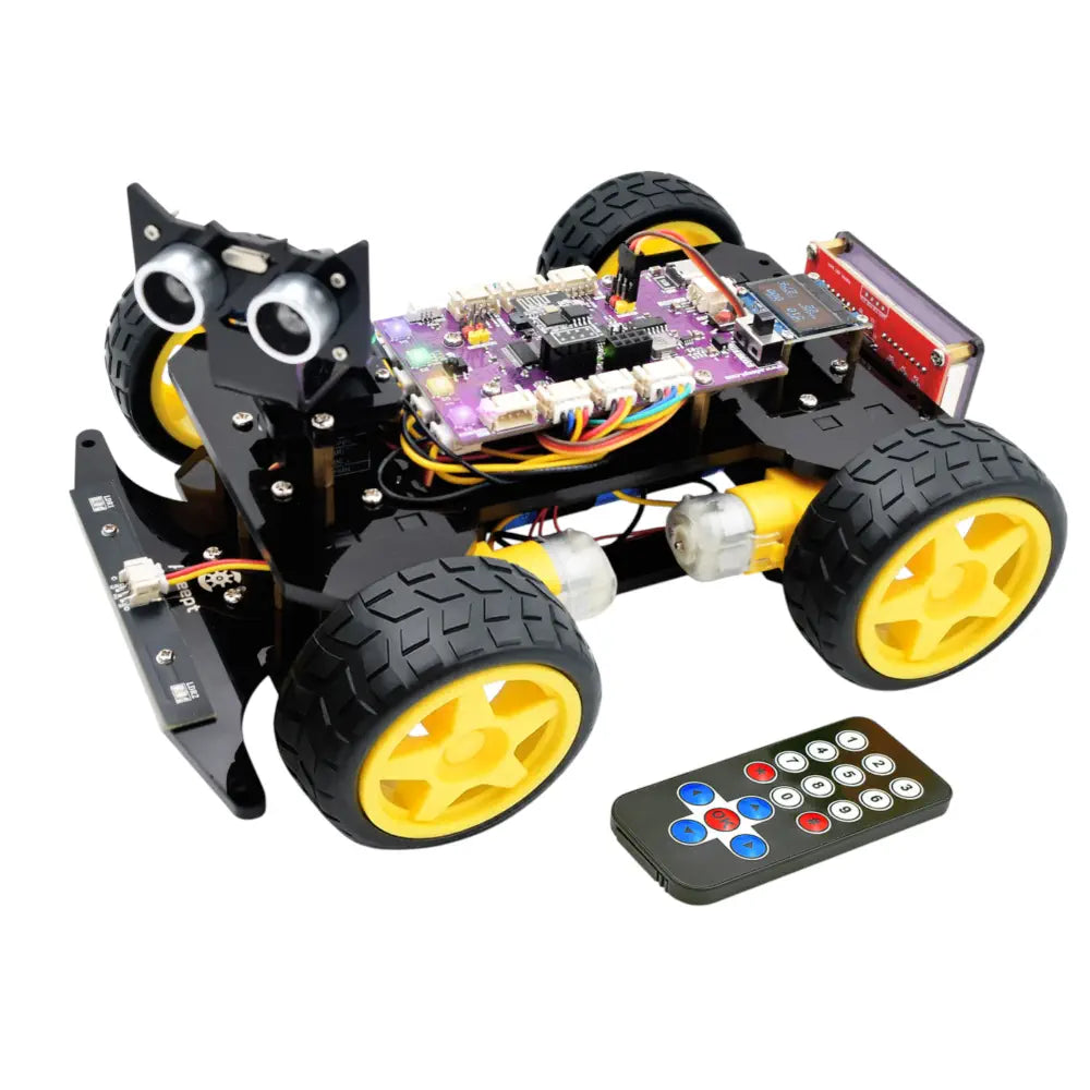 Adeept 4wd Smart Car Kit Compatible W Arduino Ide Robotshop