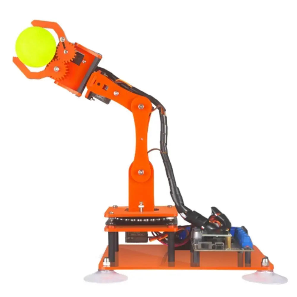Adeept 5 Dof Arduino Compatible Programmable Orange Robot Arm Kit W