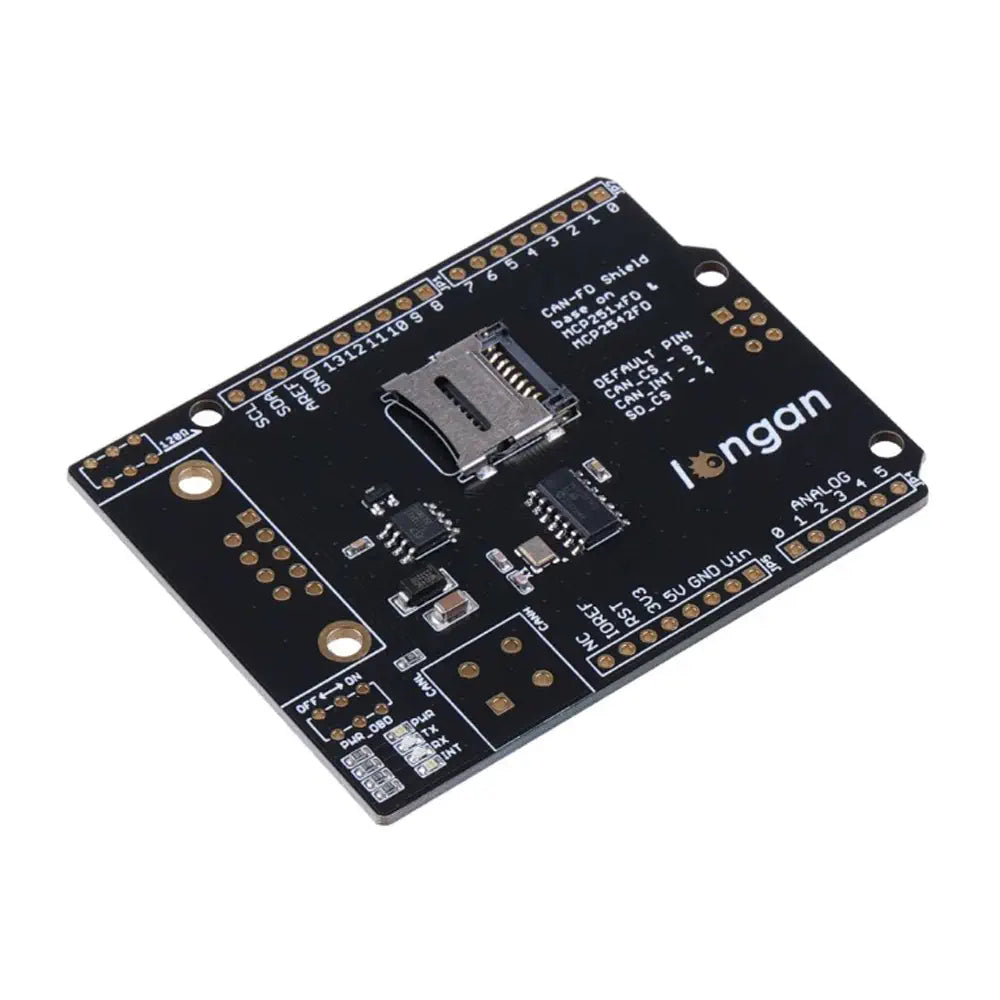 Can Fd Shield For Arduino 9 Pin Sub D Spi Selectable Obd Iican