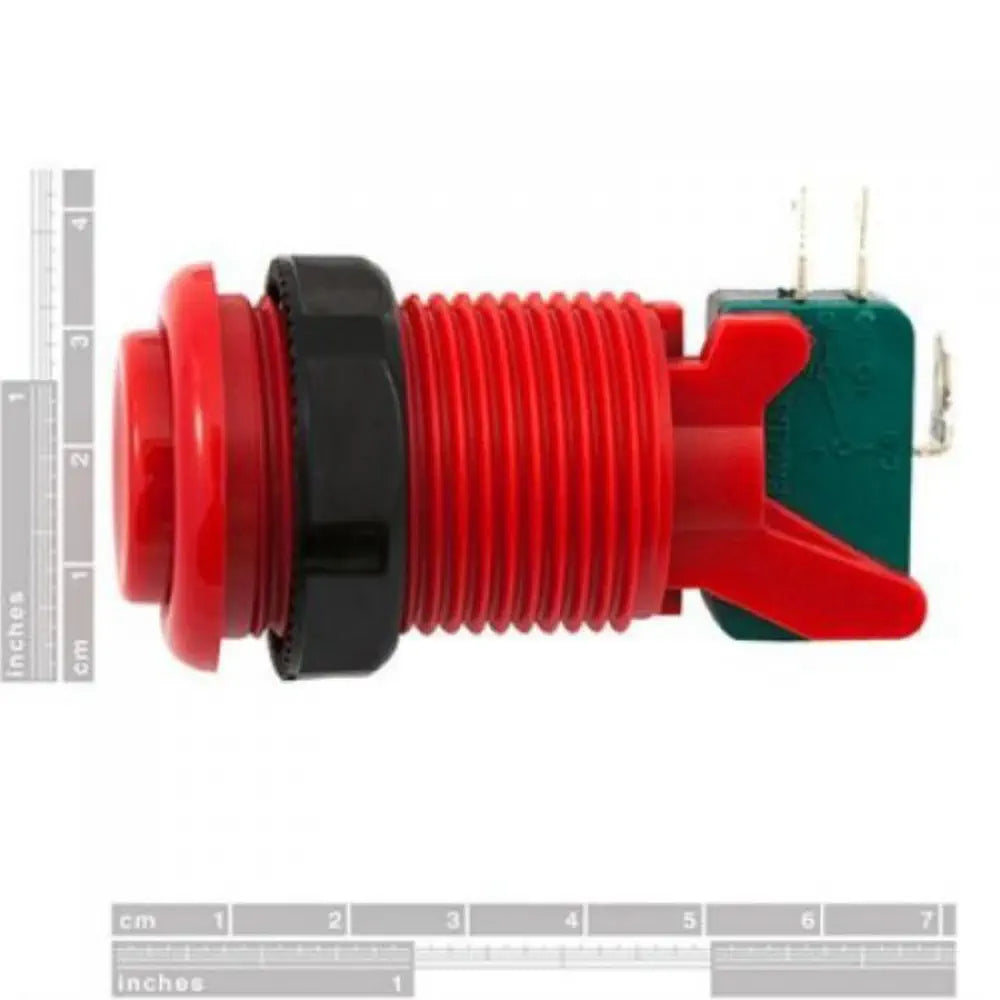 Concave Button - Red - RobotShop