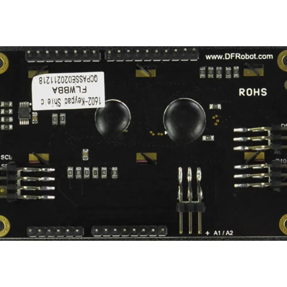 Dfrobot I2c Rgb Backlight Lcd 16x2 Display Module For Arduino Black