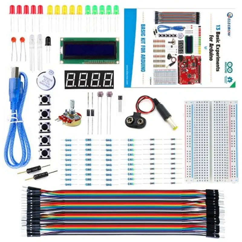Elecrow Beginner Basic Kit for Arduino w/ Guide Book - RobotShop