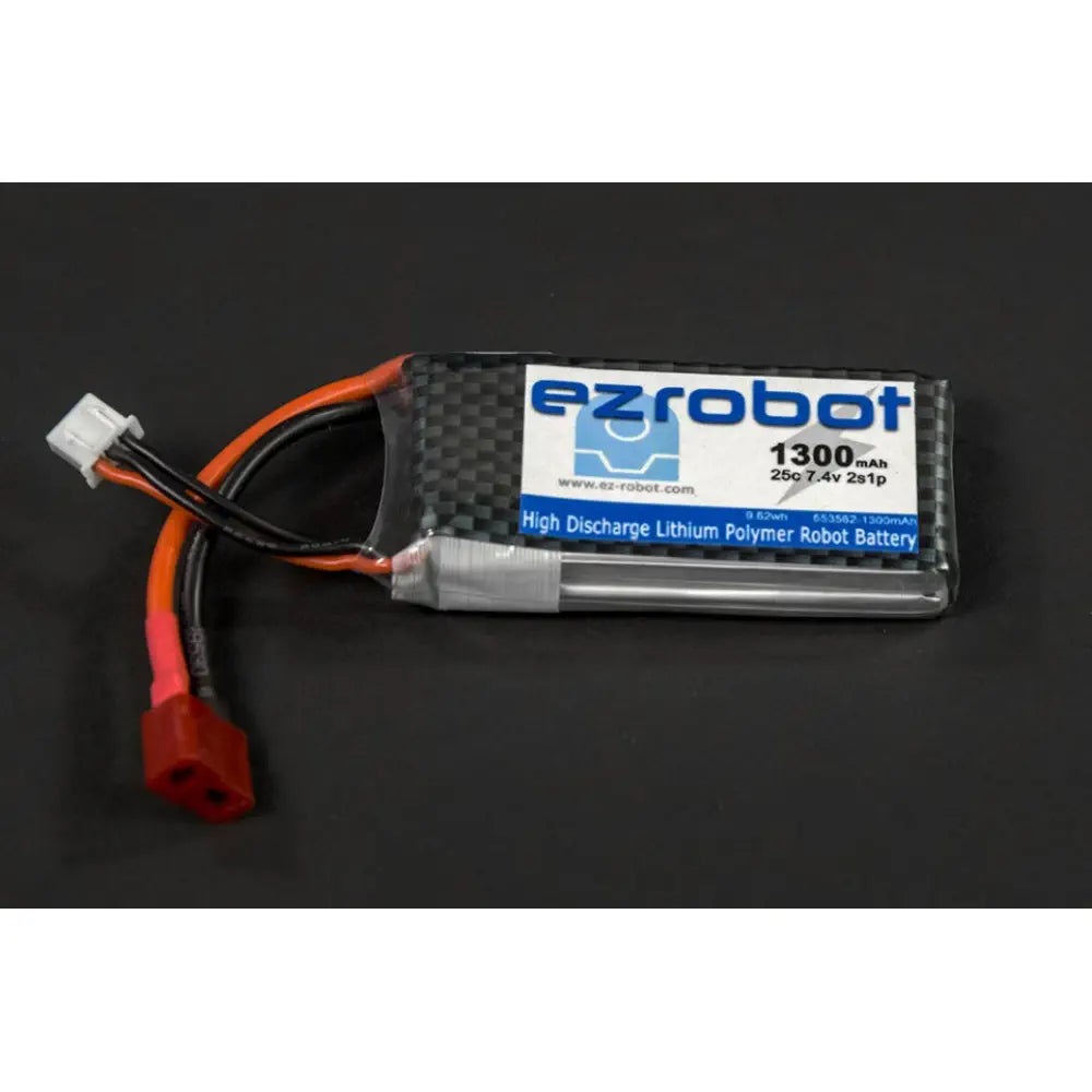 EZ-Robot LiPo Battery 7.4v 1300mAh - RobotShop