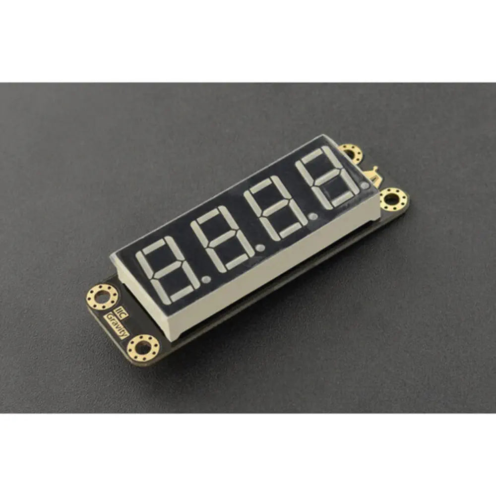Dfrobot Gravity 4 Digital Led Segment Display Module Red Robotshop