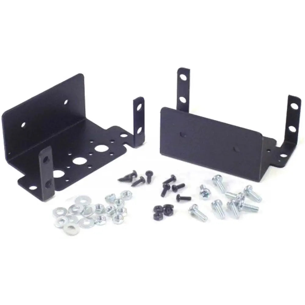 Lynxmotion Large Aluminum Multi-Purpose Servo Bracket Two Pack ASB-201 (Blk) - RobotShop