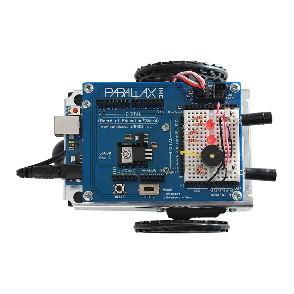 Parallax Boe Bot Robotics Shield Kit For Arduino With Arduino Robotshop