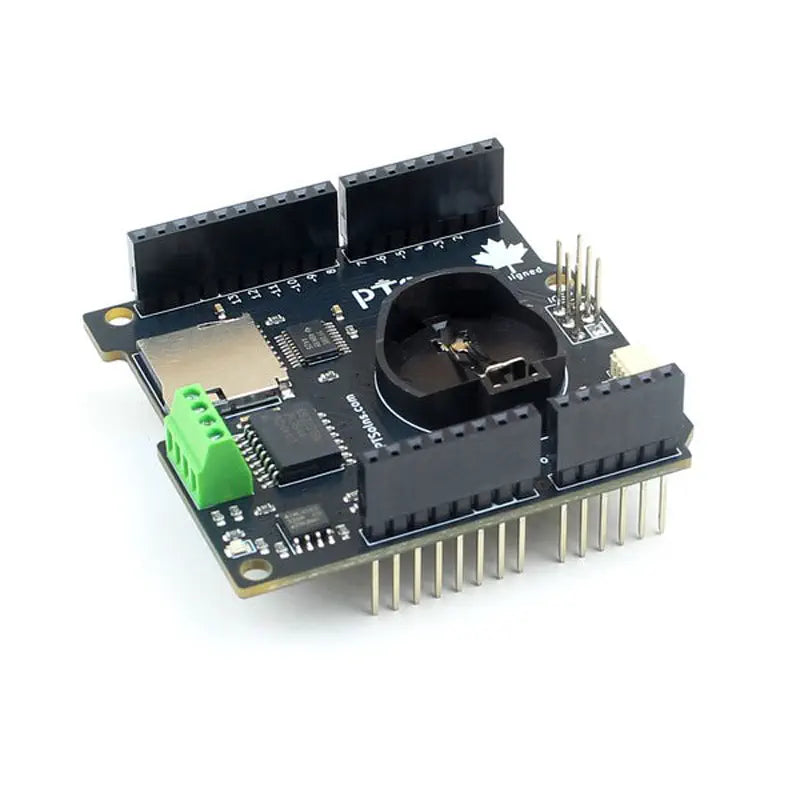 PTSolns RTC MicroSD Data Logging Shield for Uno (Arduino Compatible) - RobotShop
