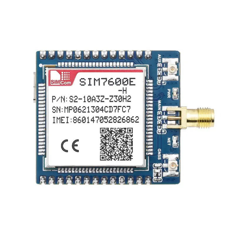Waveshare SIM7600E-H 4G Communication Module, 4G/3G/2G, GNSS, w/ SMA Antenna - RobotShop