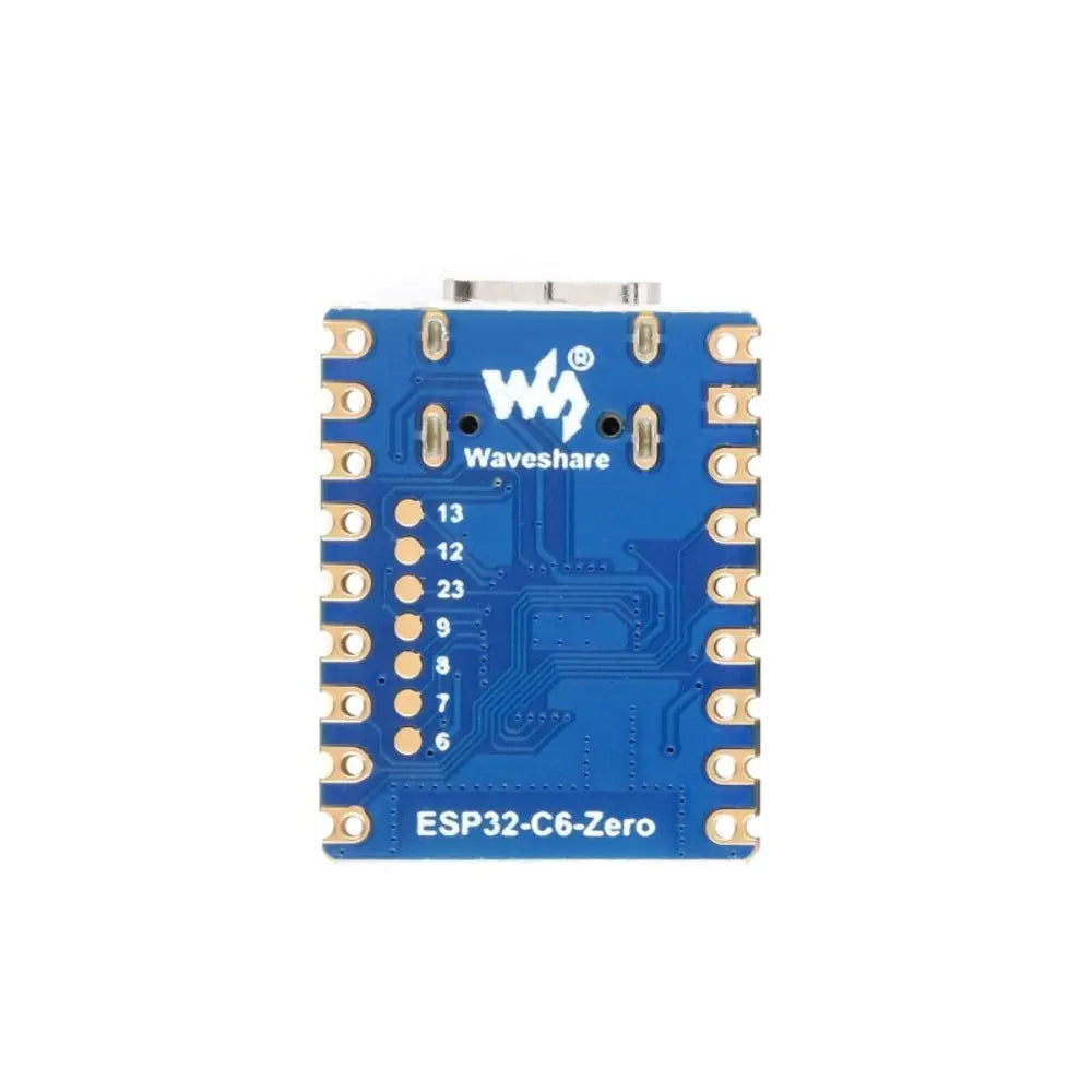 Waveshare Esp32 C6 Mini Dev Board Based On Esp32 C6fh4 24ghz Wifi 6