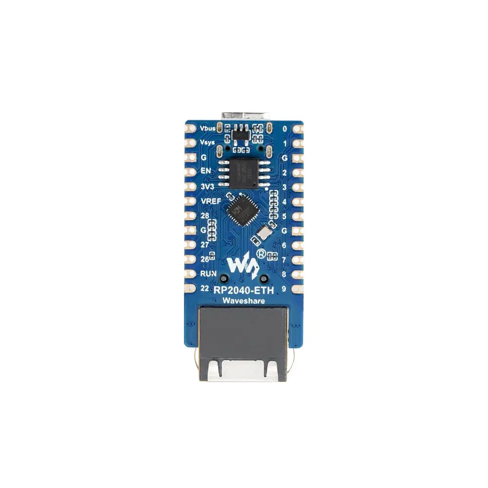 Waveshare RP2040-ETH Mini Dev Board, RP2040 Ethernet Port Module, Based on RP2040 Dual Core ...