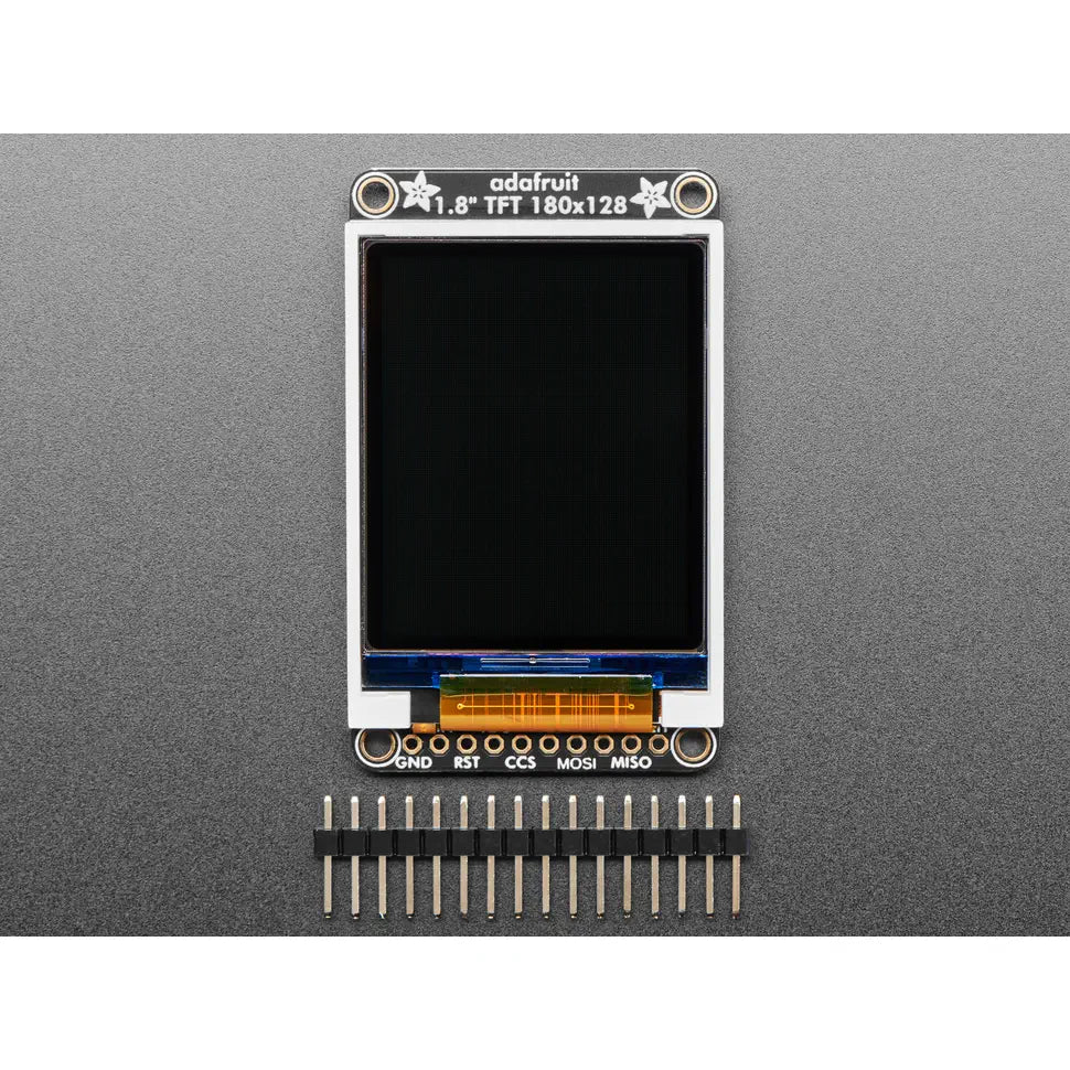 1.8 Inch Color TFT LCD Display w/ MicroSD Card Breakout - ST7735R ...