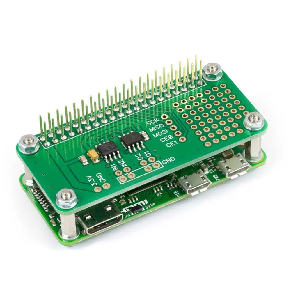 2 Channel 12-bit Analog to Digital Converter / DAC for Raspberry Pi ...