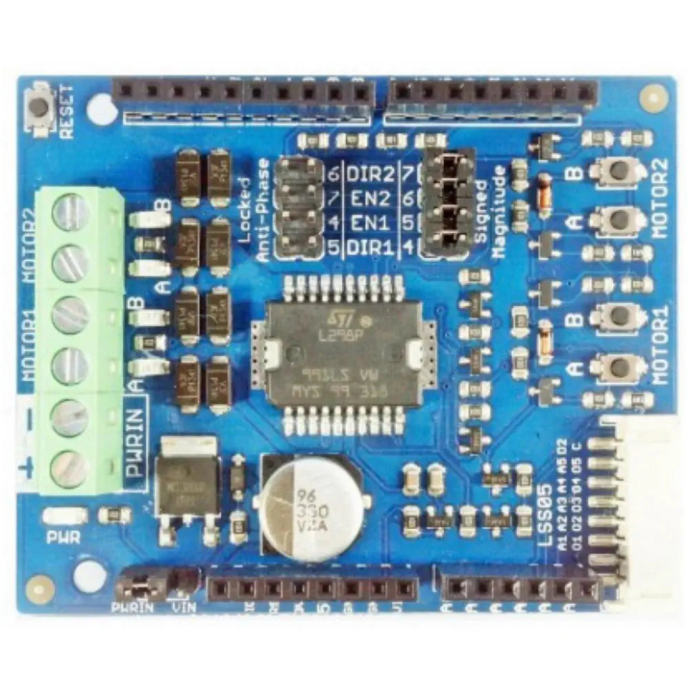 Cytron 2A DC Motor Driver Arduino Shield - RobotShop