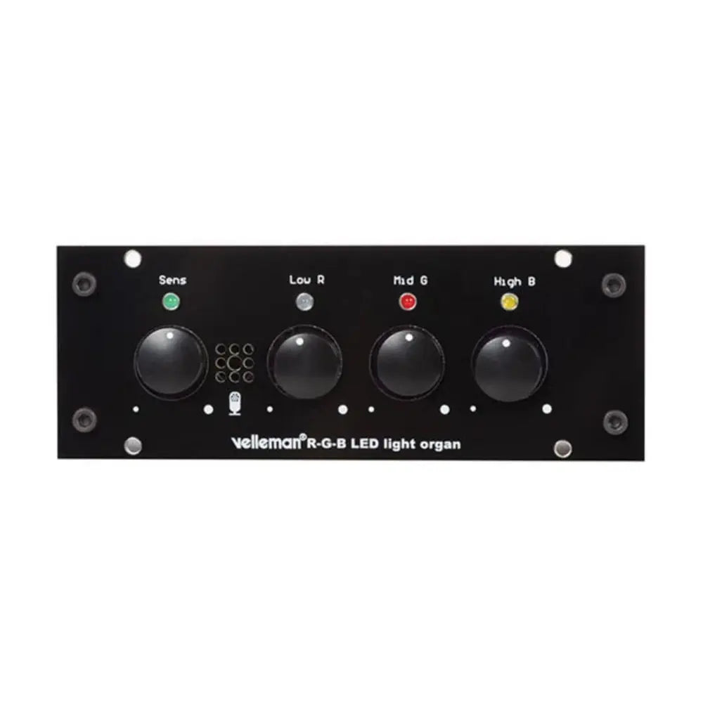 Velleman 3 Channel RGB LED Light Organ Soldering Kit - RobotShop