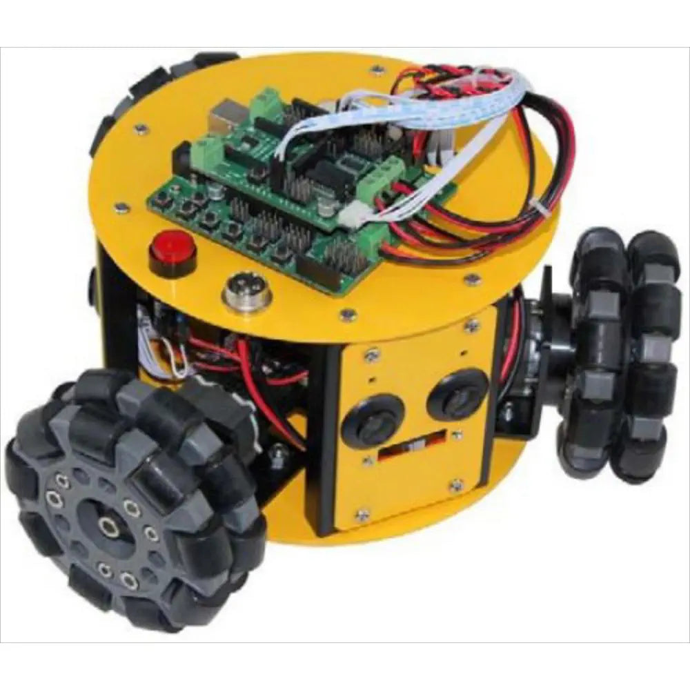 3WD 100mm Omni Wheel Mini Mobile Robot Kit - RobotShop