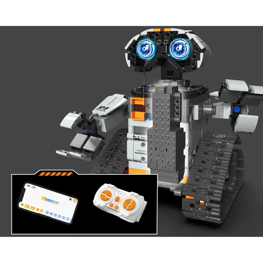 5‑in‑1 Programmable Building Brick STEM Robot Kit - RobotShop