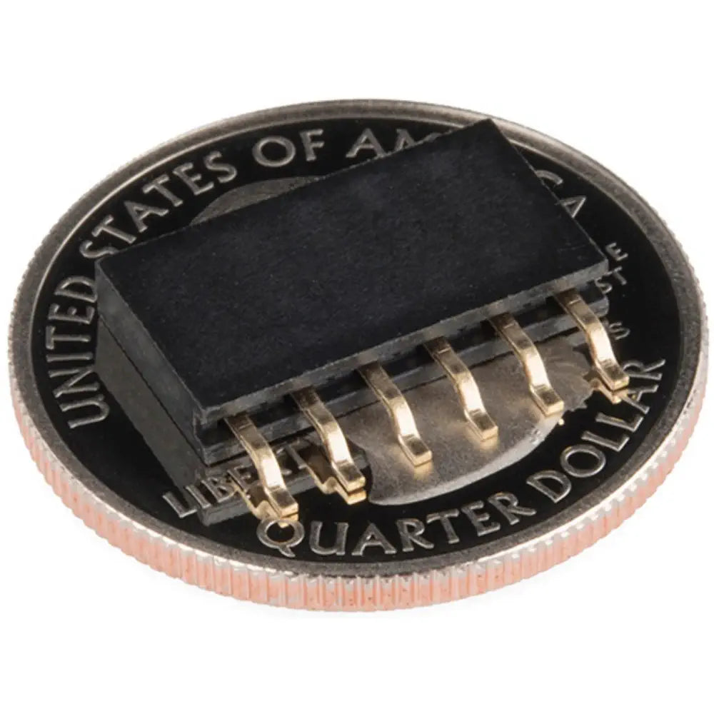 6-pin Right Angle SMD Female Header - RobotShop