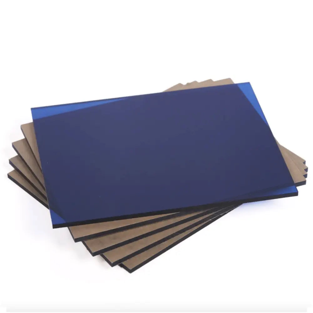 Acrylic 3mm Sheet 4 x 5 inch Blue (5x) - RobotShop