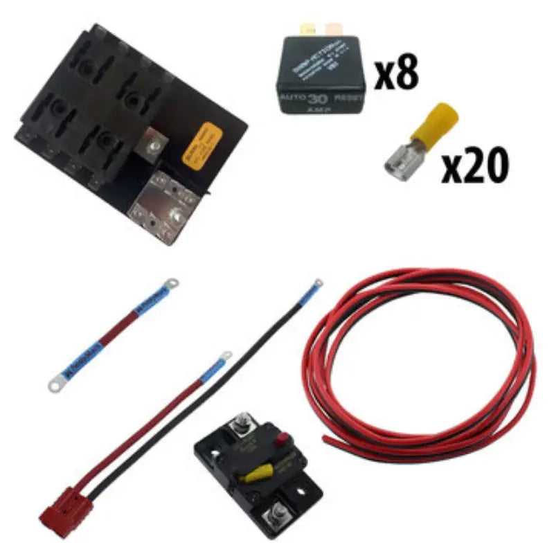 AndyMark 8 Gang Fuse Block Control Bundle - RobotShop