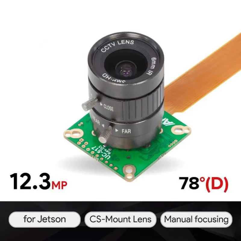 Arducam 12.3MP 477P HQ Camera Module w/ CS Mount for Jetson Nano ...
