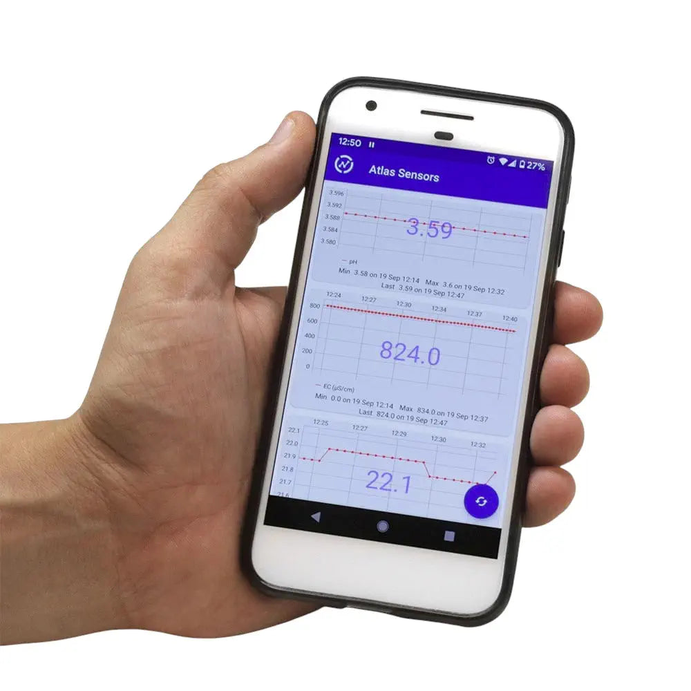 Atlas Scientific Wi-Fi Hydroponics Kit K 10 - 10 uS/cm w/ Lab Grade pH ...