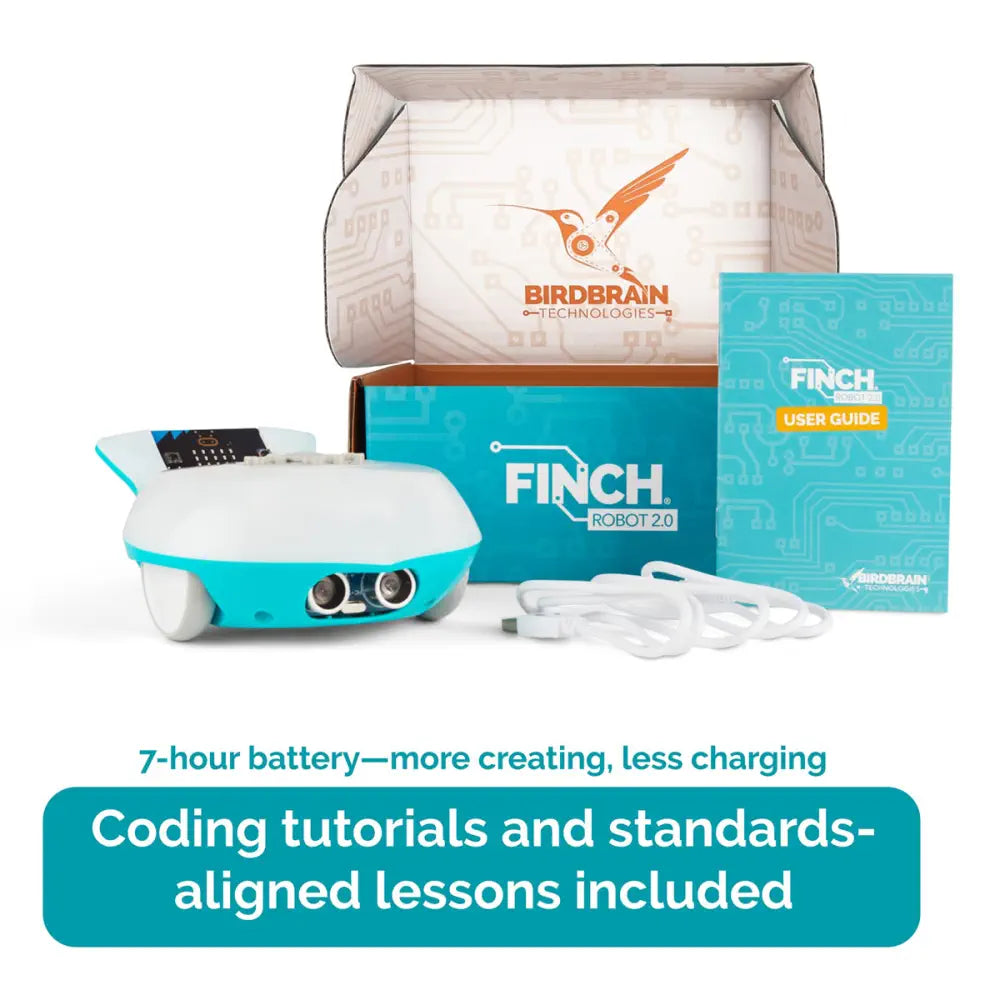 BirdBrain Finch Robot Classroom Solution (w/ micro:bits) - RobotShop