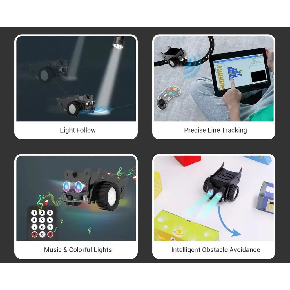 Elecrow CrowBot BOLT-Open Source Programmable Smart Robot Car - RobotShop