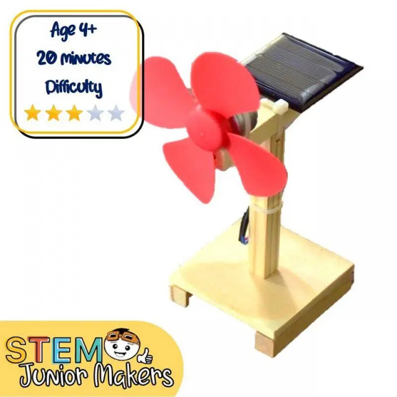 Cytron DIY Solar-Powered Fan Kit - RobotShop