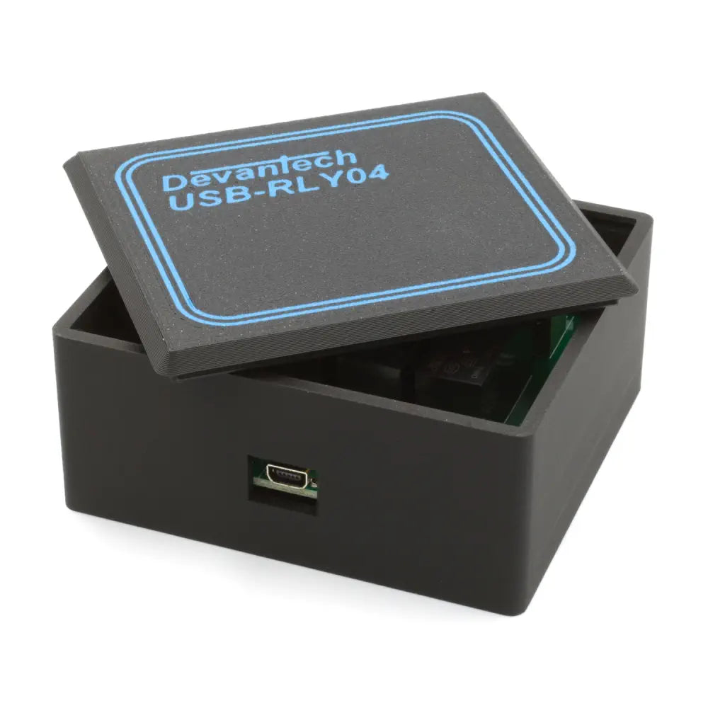 Devantech USB-RLY04 Case w/ Mounting Holes & Screws - RobotShop