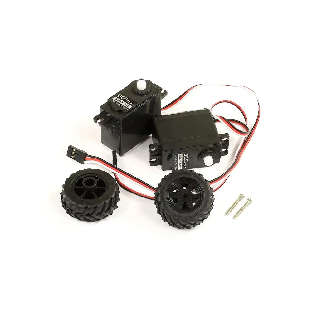 Devantech SW01 - Servo & Wheel Set - RobotShop