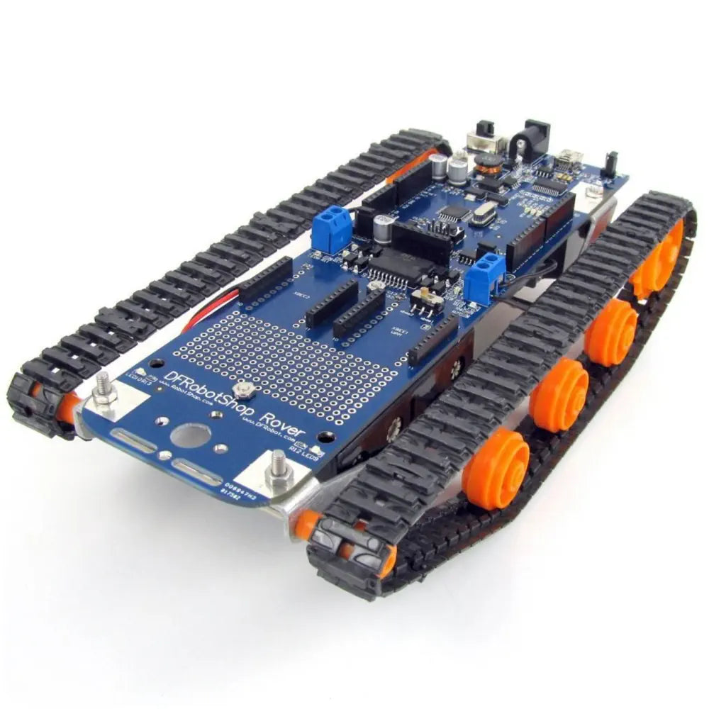 DFRobotShop Rover V2 - Arduino Compatible Tracked Robot (+ LiPo ...
