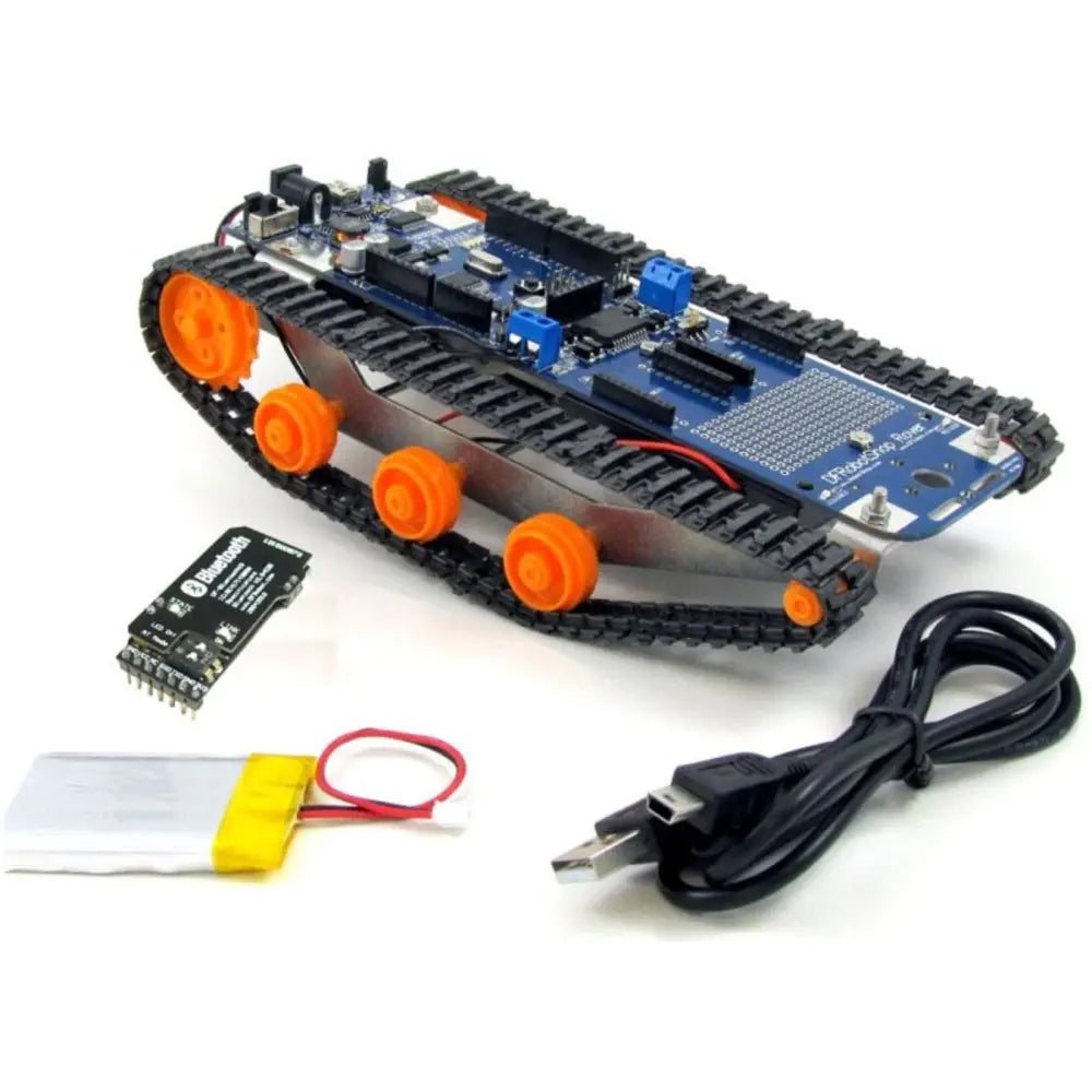 DFRobotShop Rover V2 - Arduino Compatible Tracked Robot (Bluetooth Kit ...