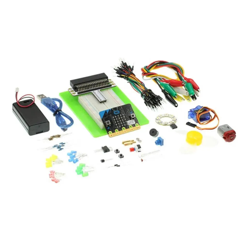 ElecFreaks micro:bit Starter Kit w/ micro:bit v2 Board - RobotShop