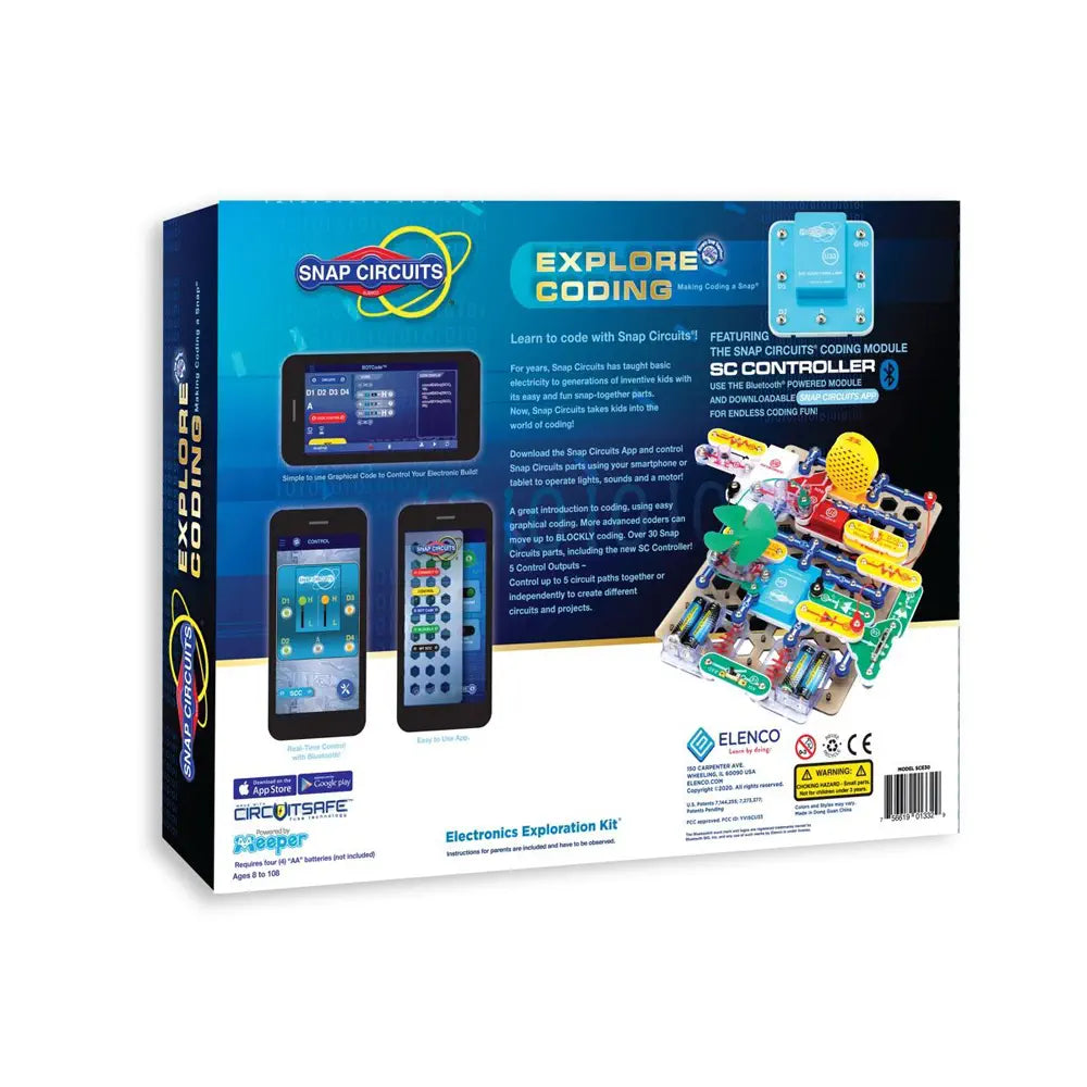 Elenco Snap Circuits Explore Coding Kit Robotshop