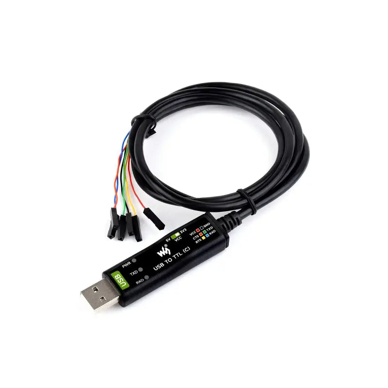Waveshare Industrial USB C to TTL (C) Serial Cable, FT232RNL - RobotShop