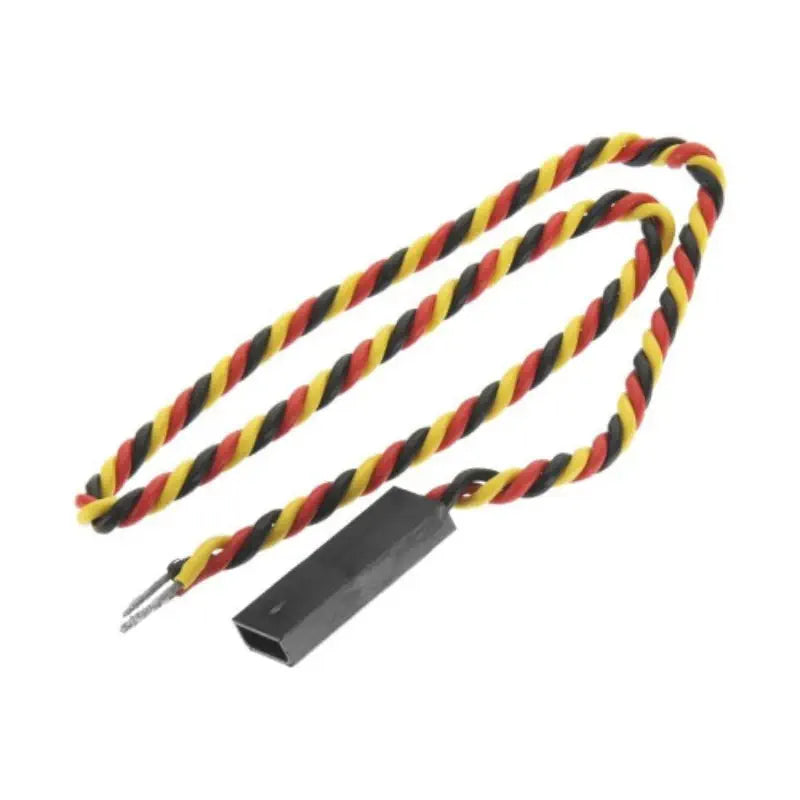 Hitec FEMALE Servo Connector w/ Heavy Gauge TWISTED Wire, Gold Pins ...