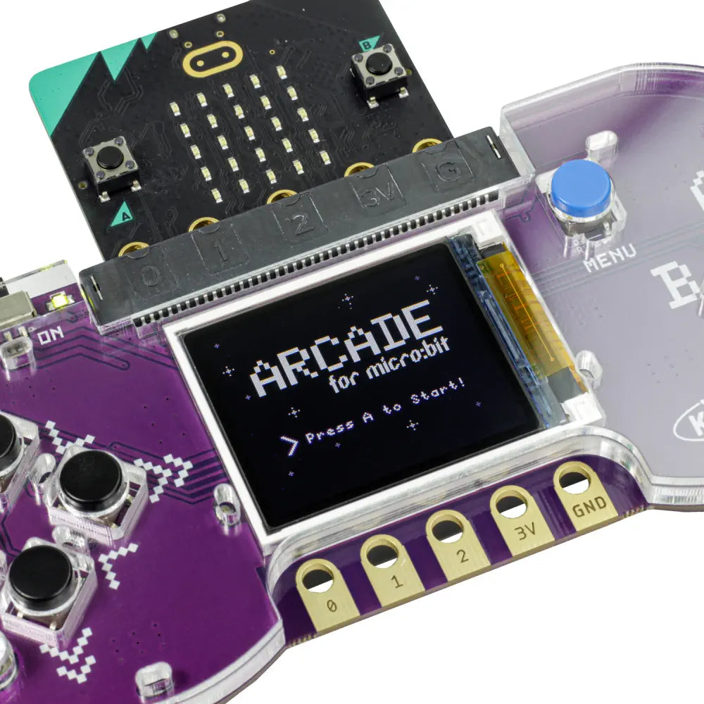 Kitronic ARCADE for micro:bit and MakeCode Arcade - RobotShop
