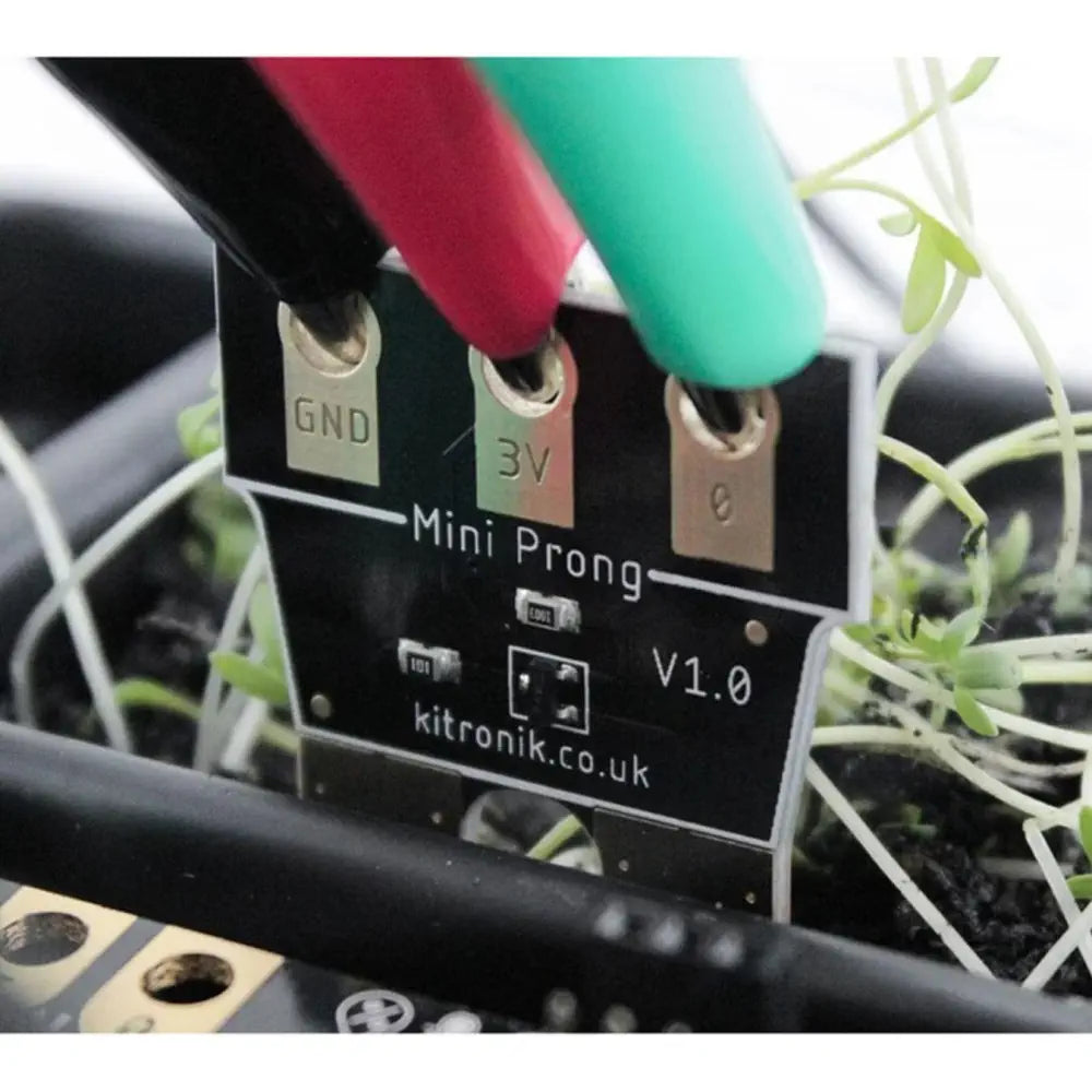 Kitronik Mini Prong Soil Moisture Sensor for BBC micro:bit - RobotShop