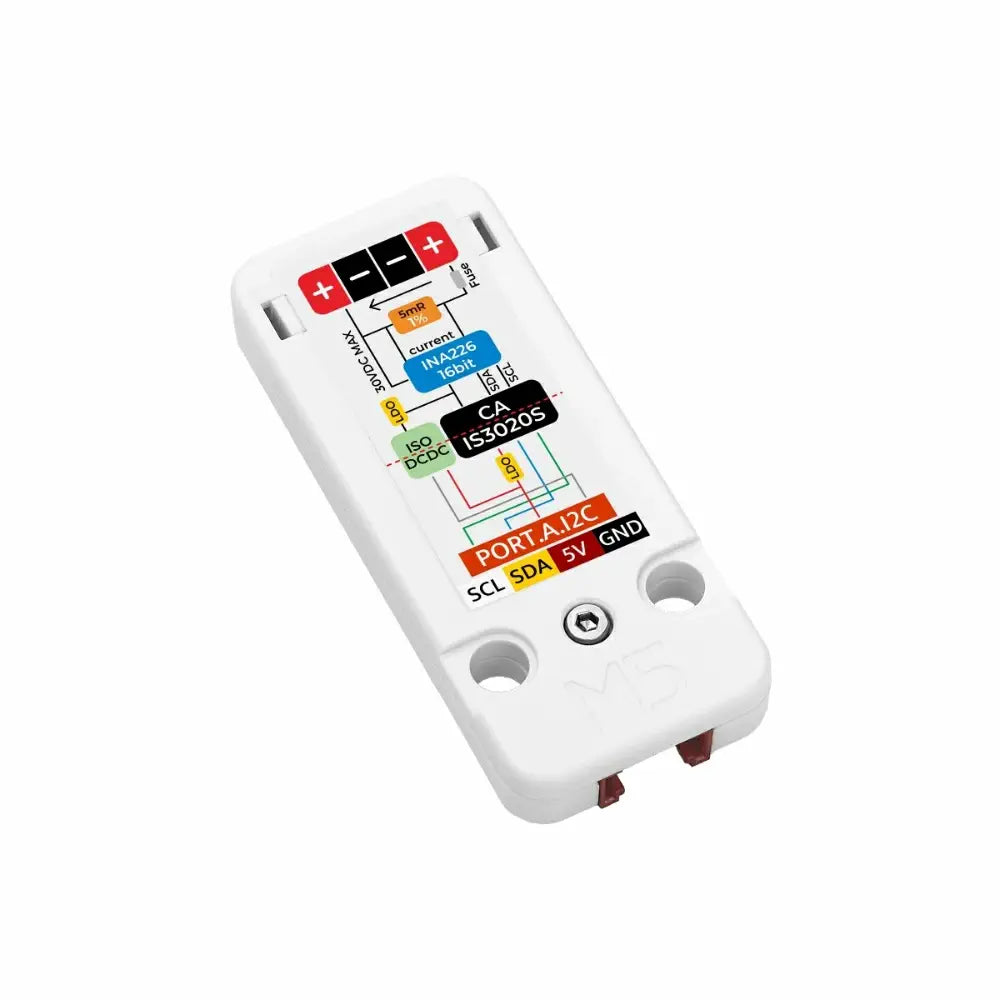 M5Stack INA226-10A Current Voltage Power Monitor Unit - RobotShop