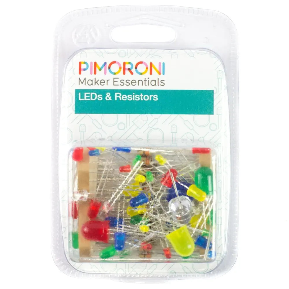 Pimoroni Maker Essentials - LEDs & Resistors - RobotShop