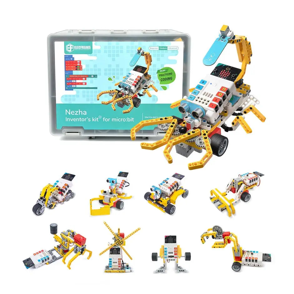 NEZHA Inventor's Kit V2 for micro:bit w/ micro:bit - RobotShop