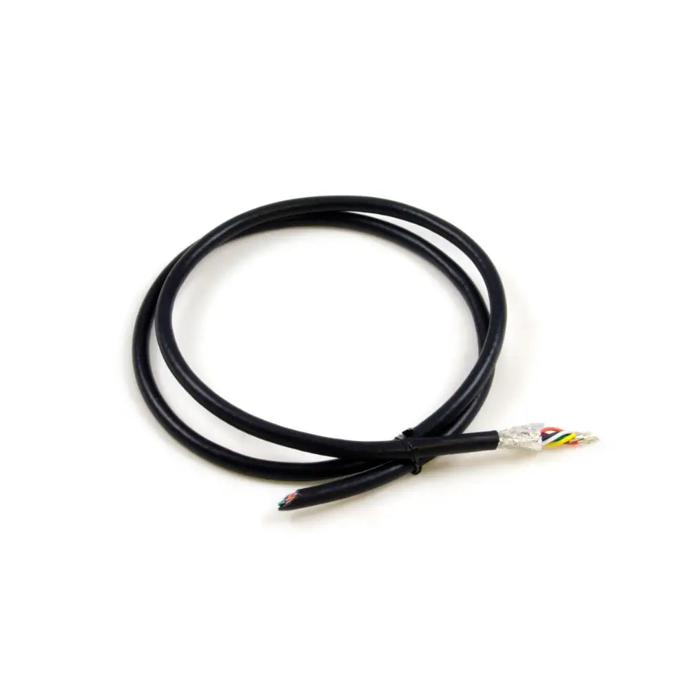 Phidgets 8 Conductor 20AWG Wire Black (Shielded) - RobotShop