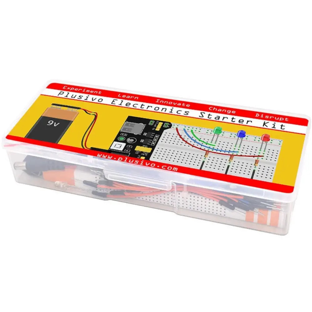 Plusivo Electronics Component Starter Kit - RobotShop