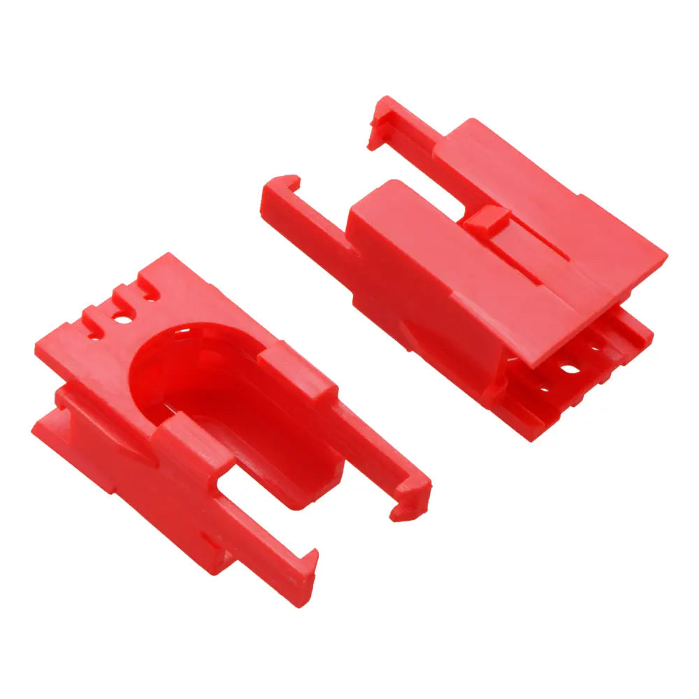 Pololu Romi Chassis Motor Clip Pair - Red - RobotShop