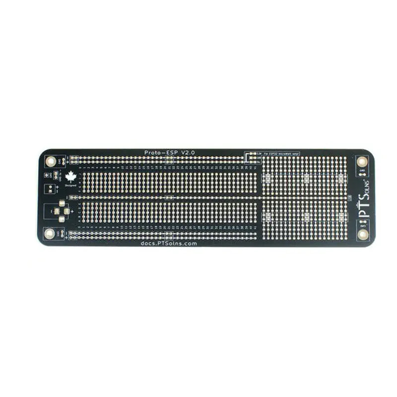 PTSolns Proto-ESP Prototyping Solderable Breadboard for ESP32/ESP8266 ...