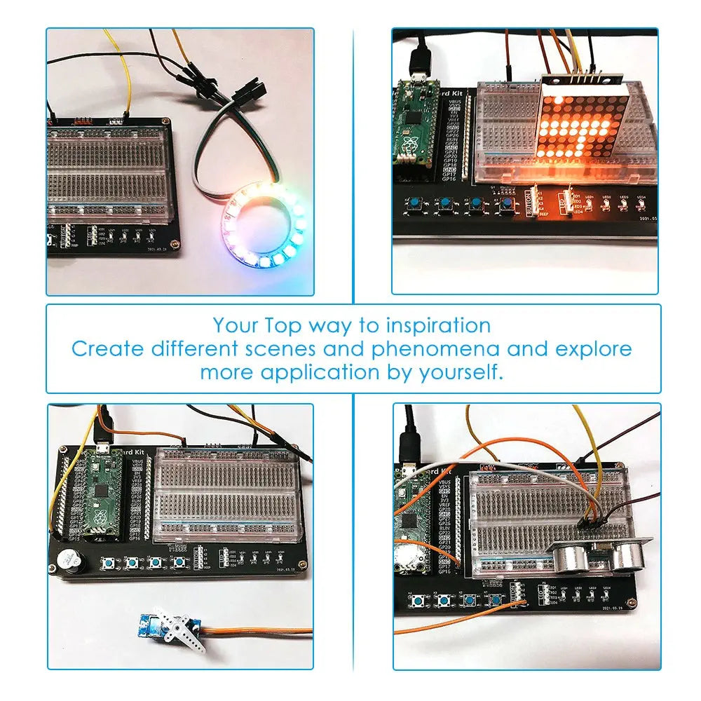 Raspberry Pi Pico MicroPython Sensor & Programming Kit - RobotShop