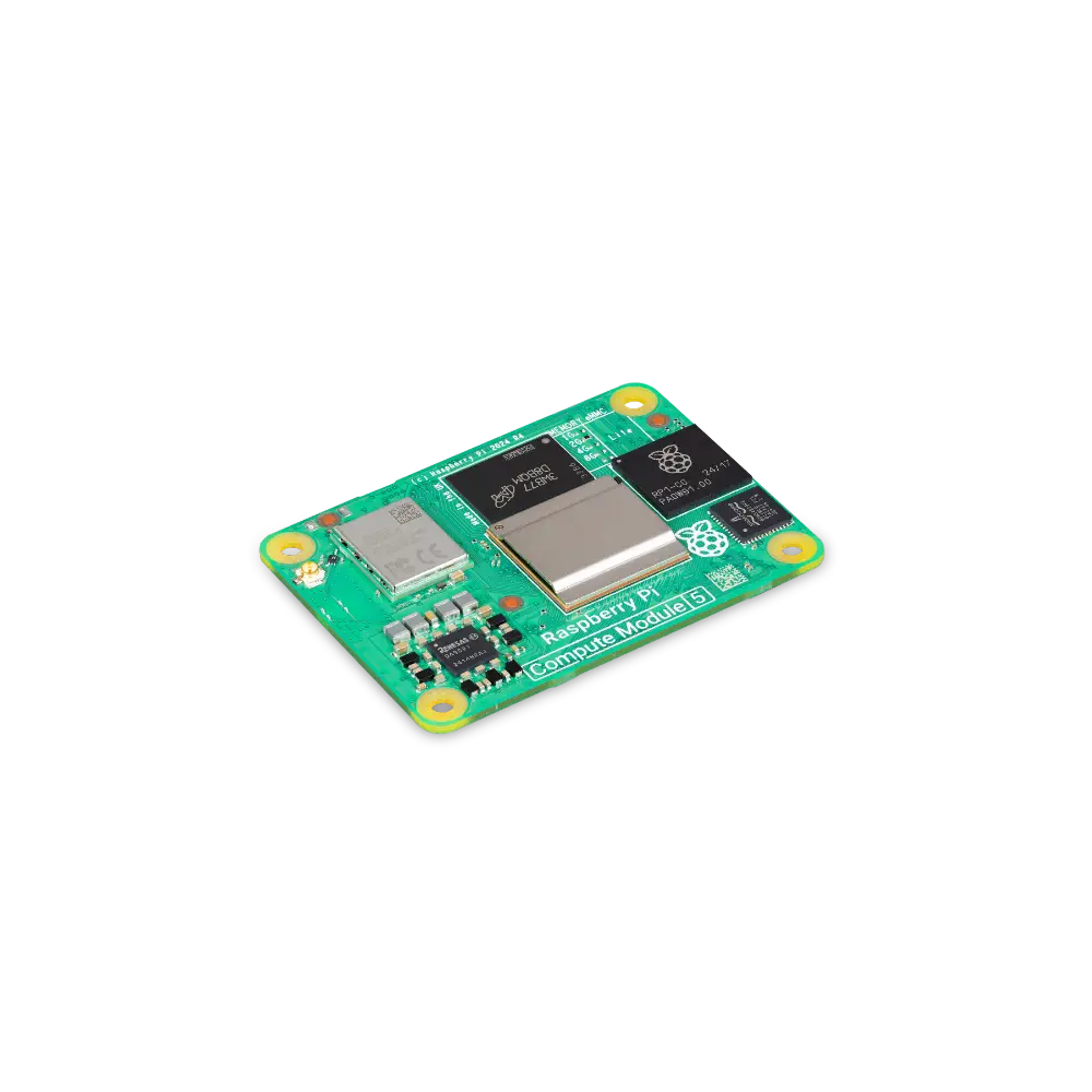 Raspberry Pi Compute Module 5 - 2GB RAM, 16GB EMMC, 2.4/5.0GHz Wi-Fi ...
