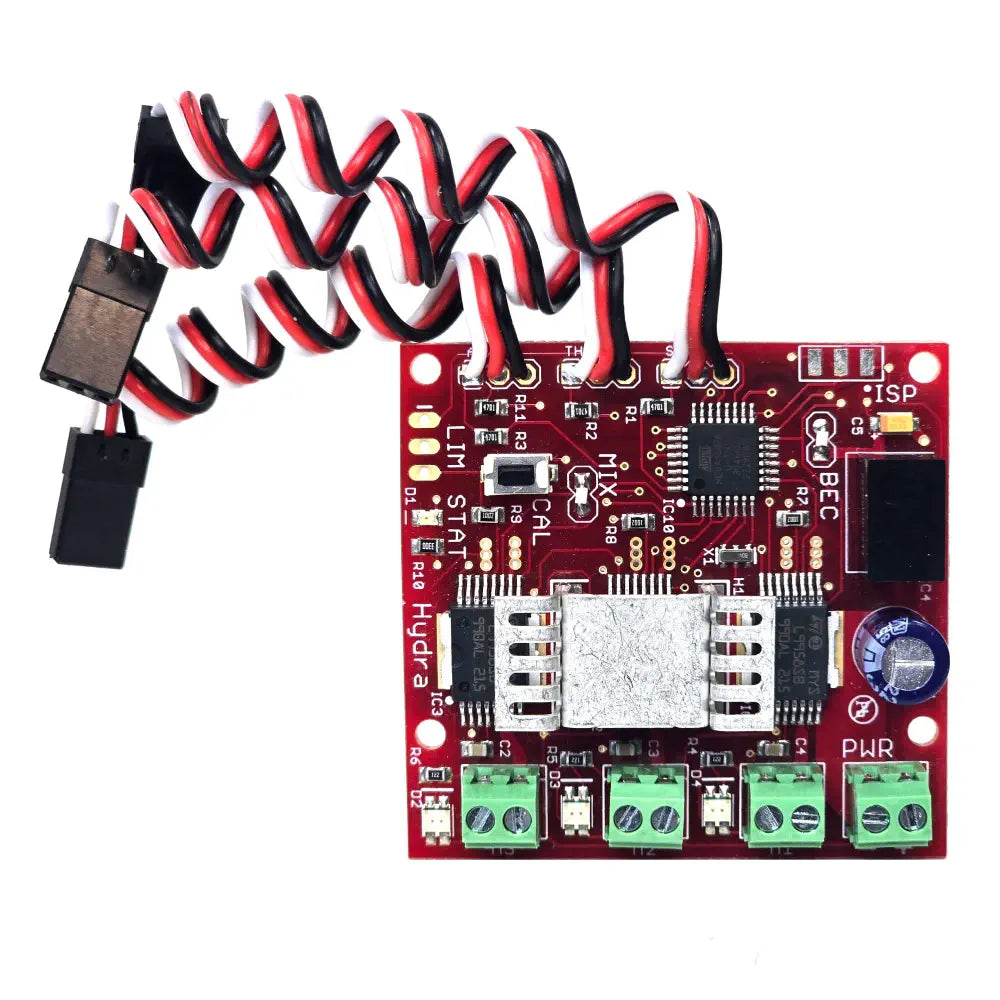 Robot Power Hydra Triple Channel R/C H-Bridge Motor Controller 6.5A, 6 ...